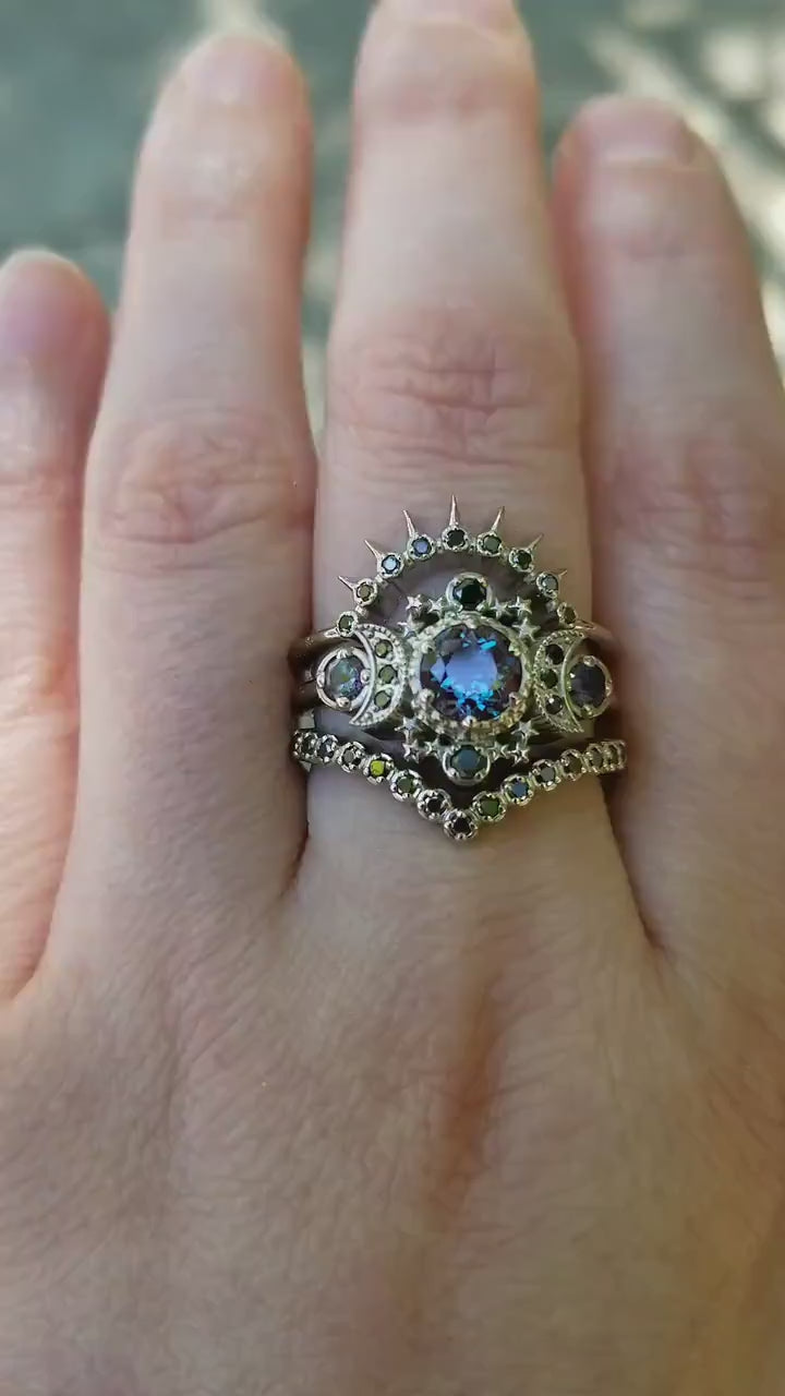 Moon Rings – Swank Metalsmithing