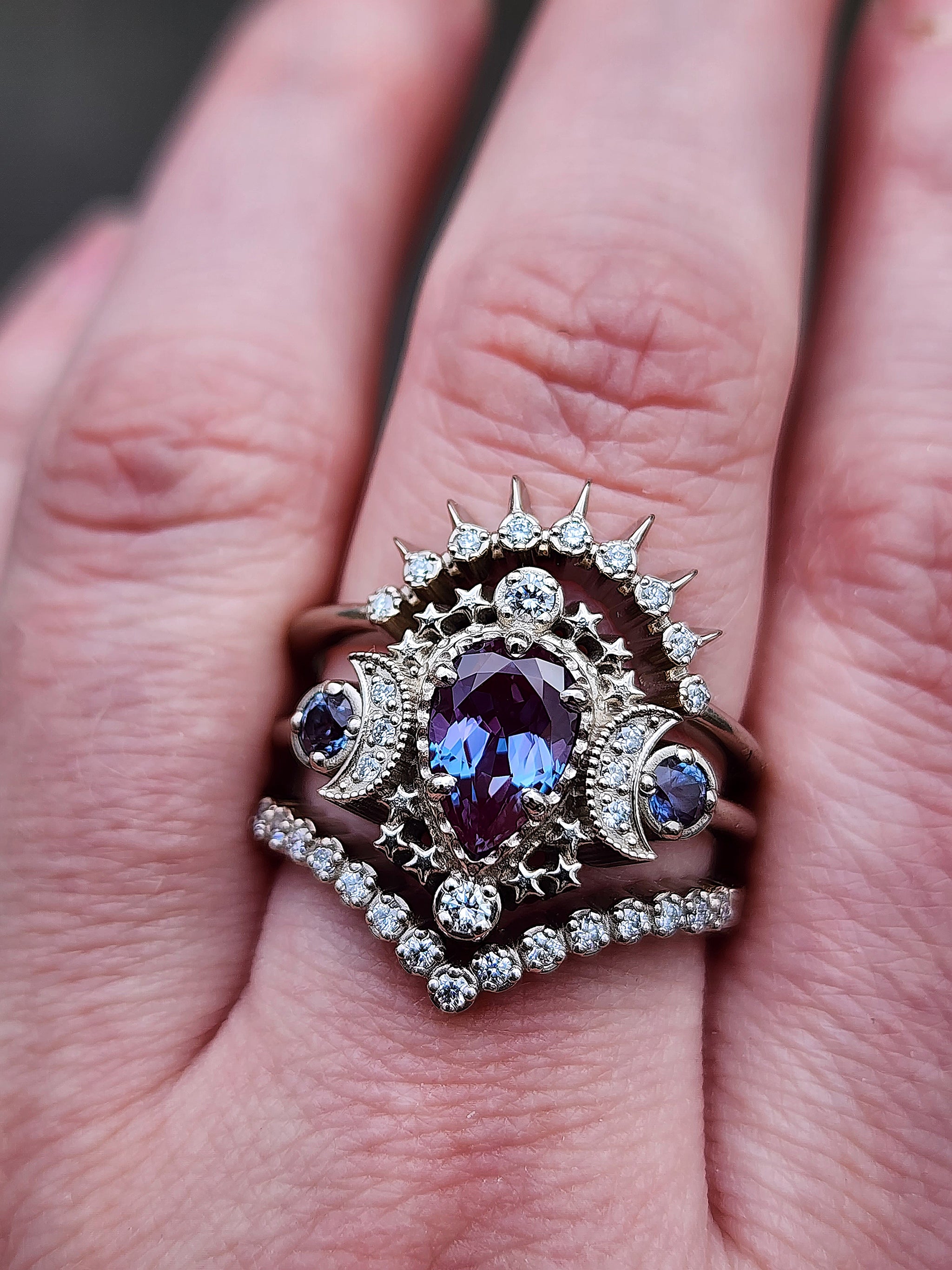 Moon Rings – Swank Metalsmithing