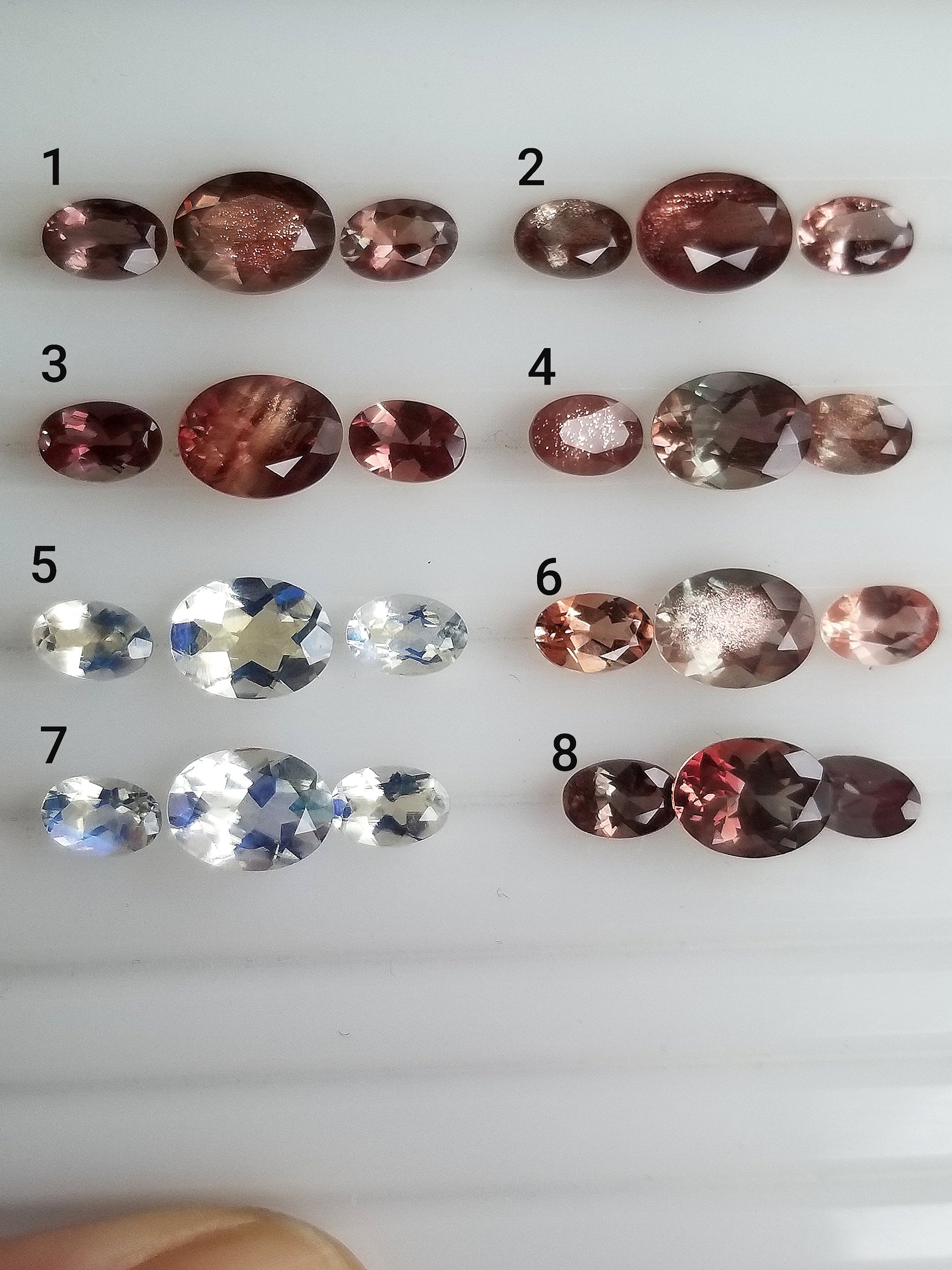 Double Ouroboros Oregon Sunstone & Moonstone 3 Stone Oval Gothic Snake ...