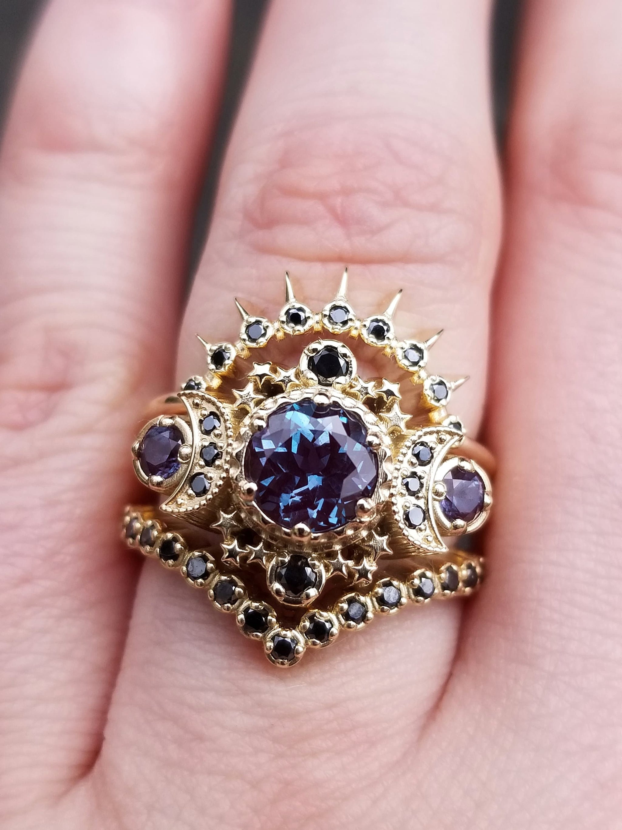 Moon Rings – Swank Metalsmithing